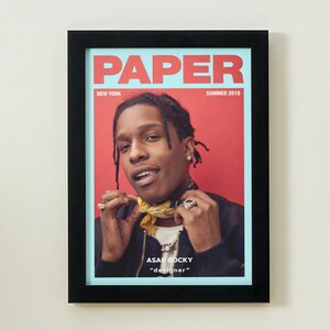 ASAP Rocky Poster Free Shipping Multiple Sizes Wall Art - Etsy