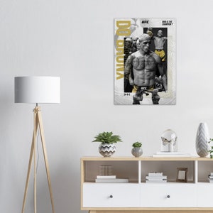 LARGE UFC Poster, Charles Oliveira, Wall Decor, Printable Art, Gift for ...