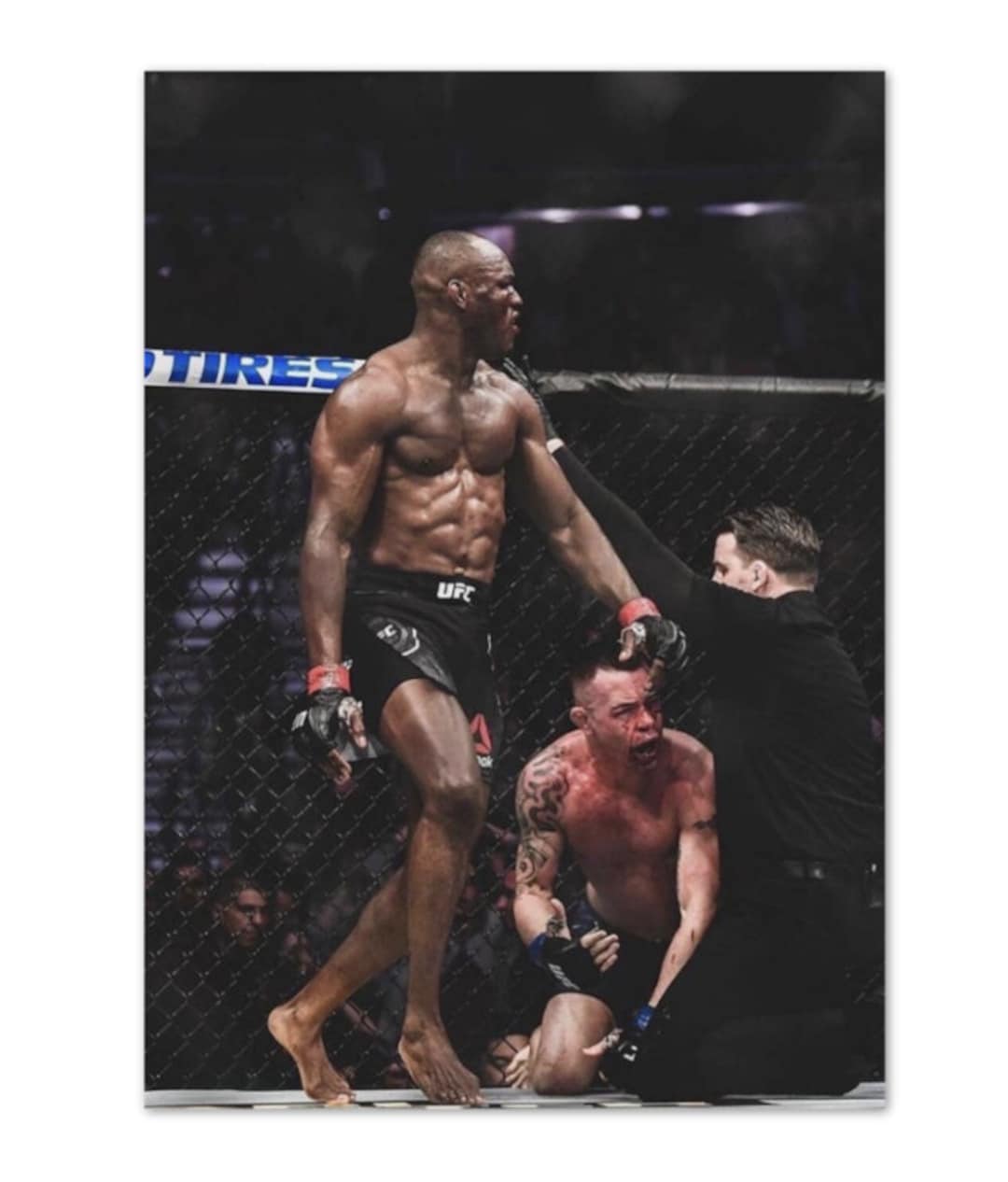 LARGE UFC Poster, Free Shipping, Kamaru Usman, Wall Decor, Printable ...