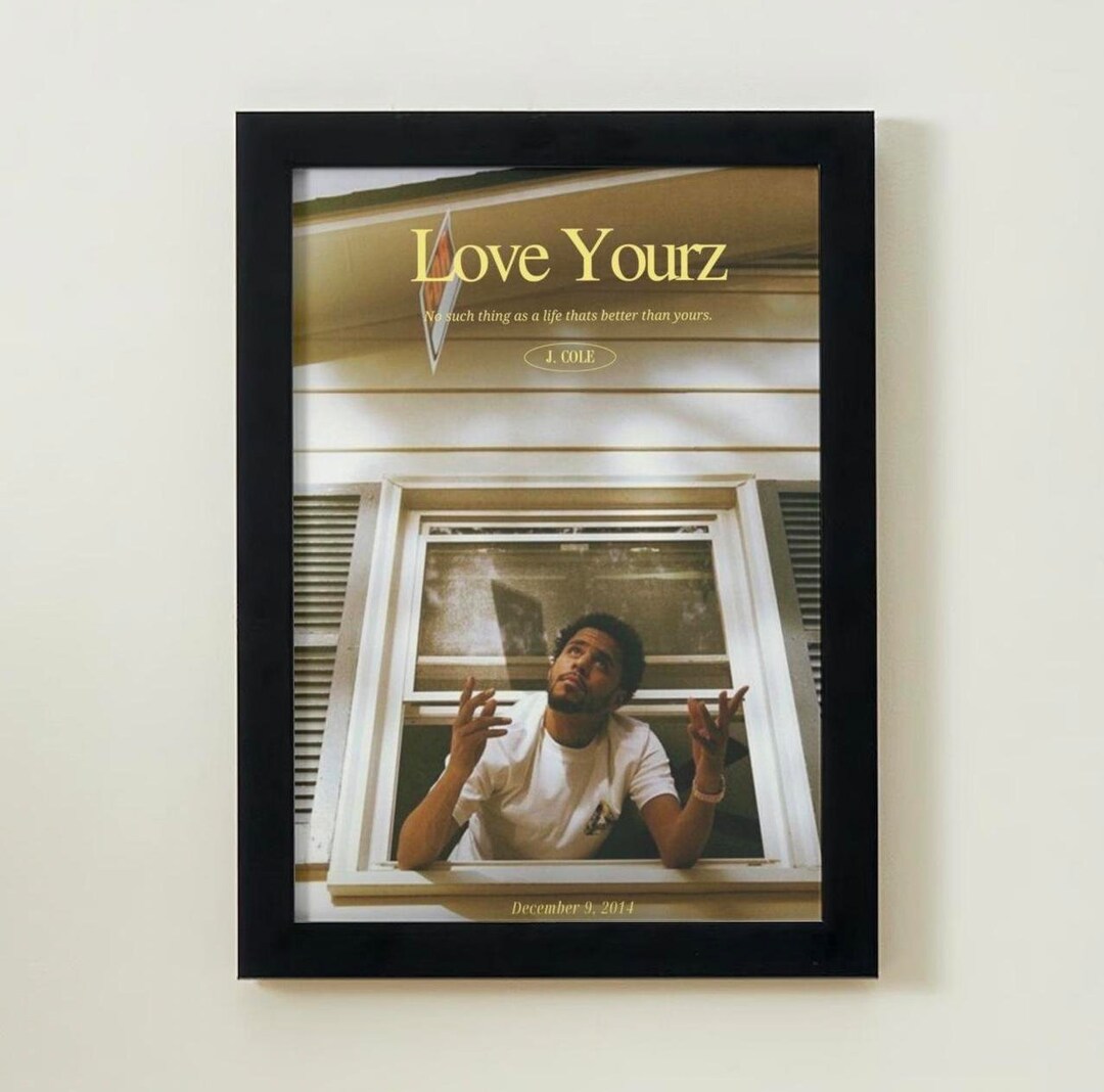 LARGE J Cole Posters Free Shipping Music Wall Decor Dreamville Artist ...