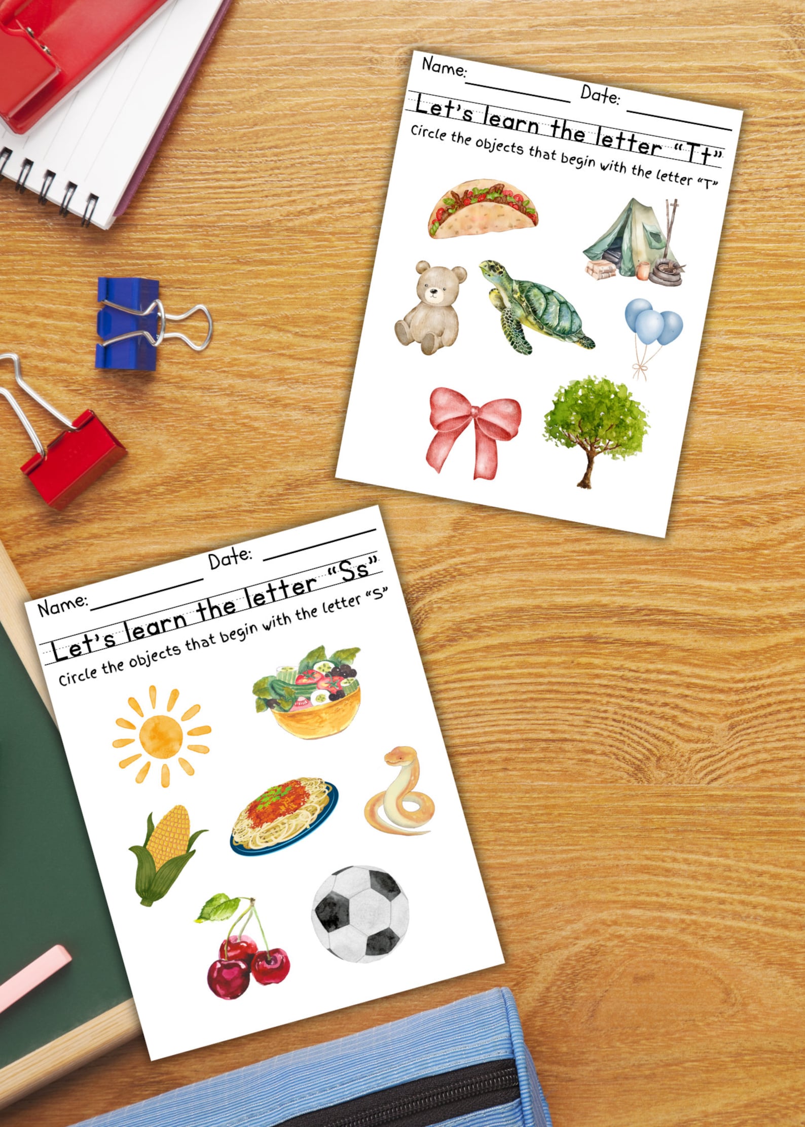 Alphabet Learning Tool Editable Canva Template - Etsy