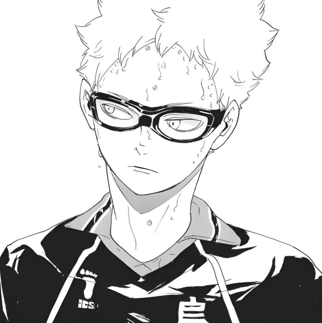 Tapestry Template for Haikyuu Rei Tsukishima - Etsy
