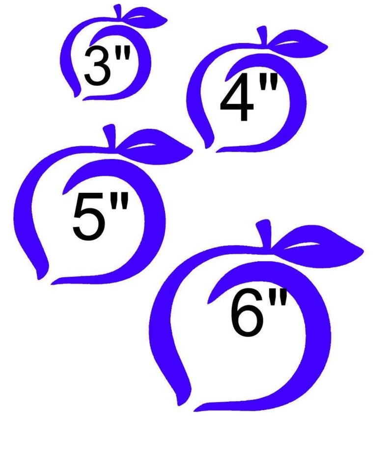 Georgia Peach Vinyl Decal - Etsy