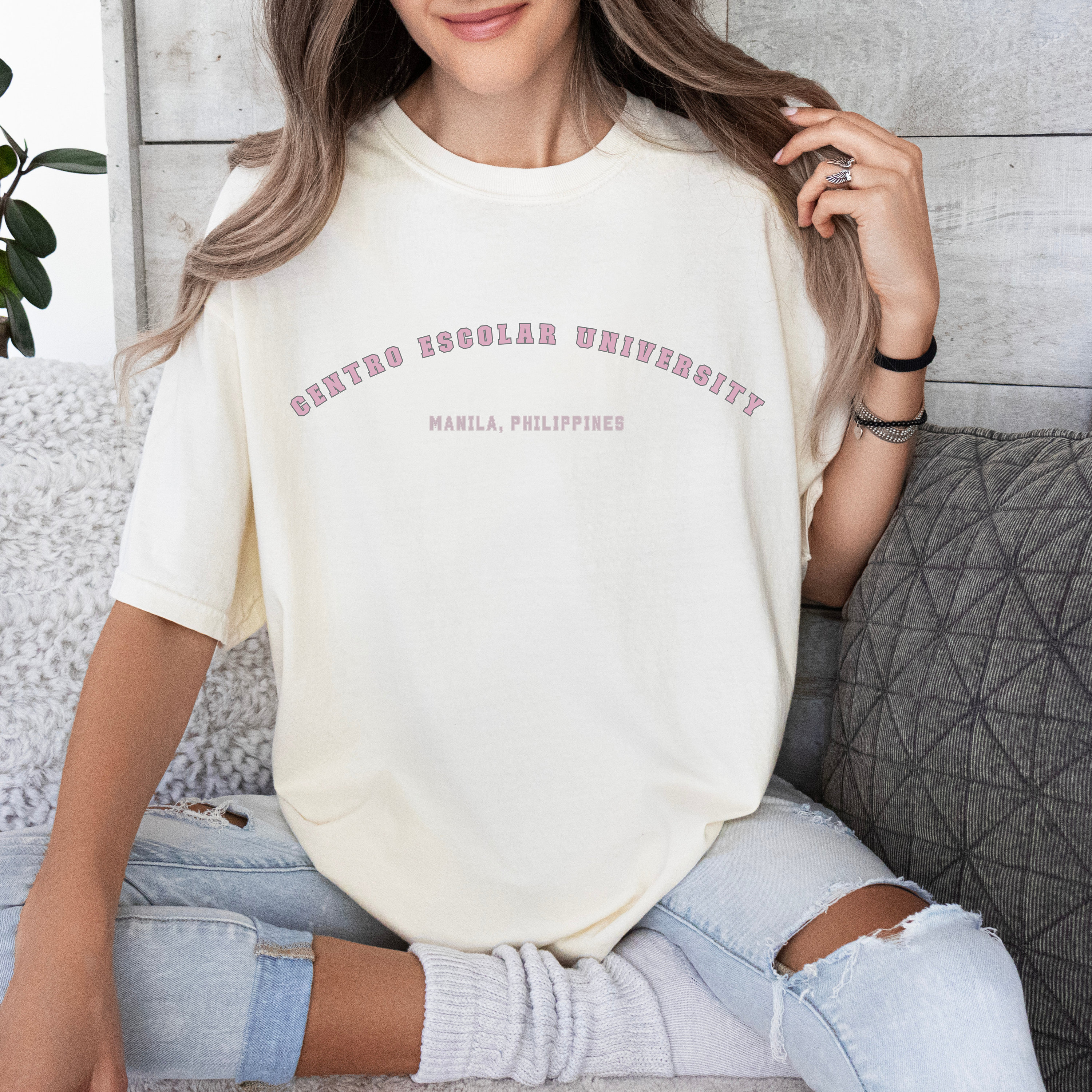 CENTRO ESCOLAR University Manila Philippines 100% Cotton Tee Philippine ...