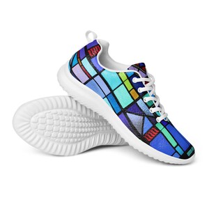 Elevate Your Look: Dxd Stained Glass Sneakers Unique Footwear for Bold ...
