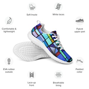 Elevate Your Look: Dxd Stained Glass Sneakers Unique Footwear for Bold ...