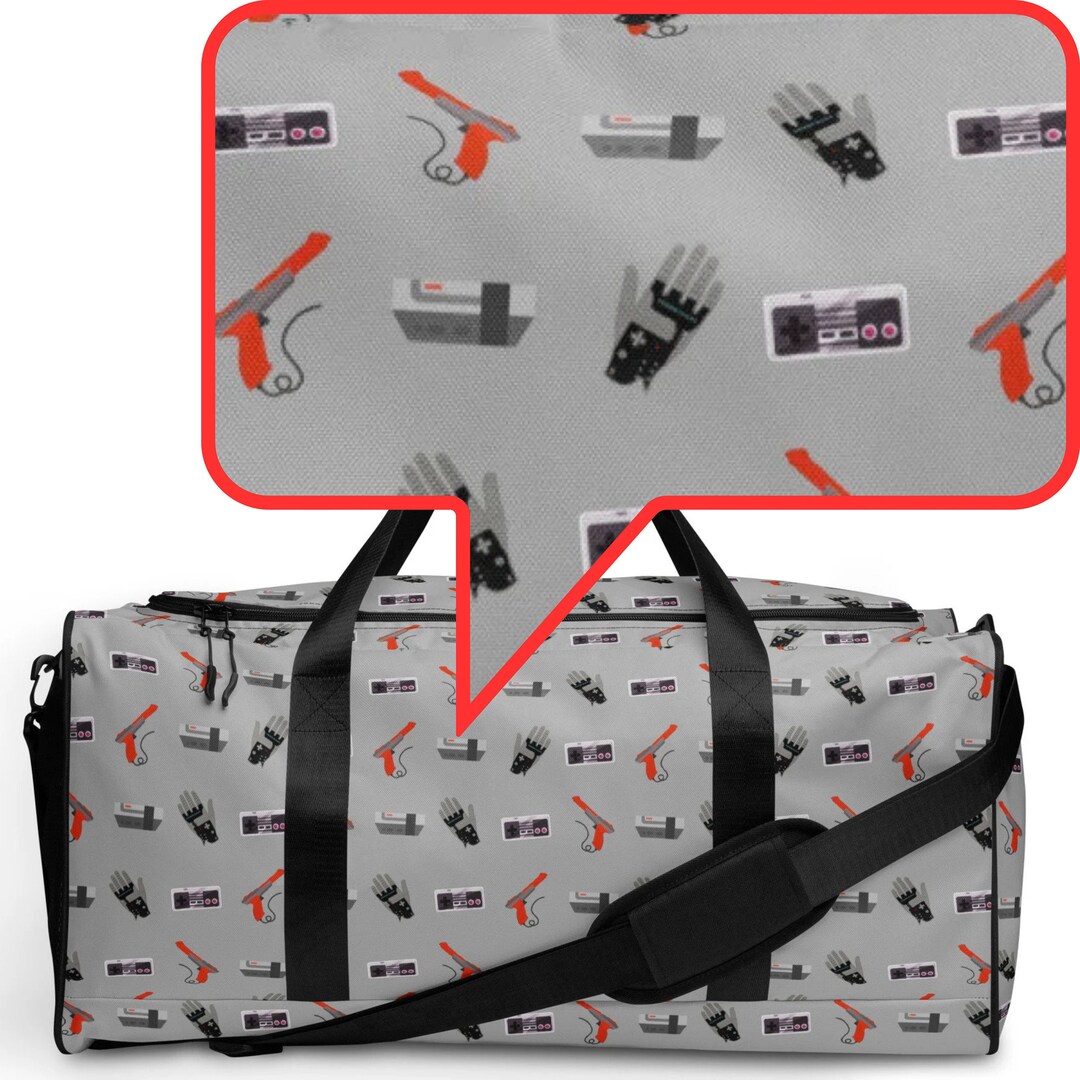 GAMER RETRO Video Game Duffel Bag Unique Gift for Gamers Gamer Girls ...