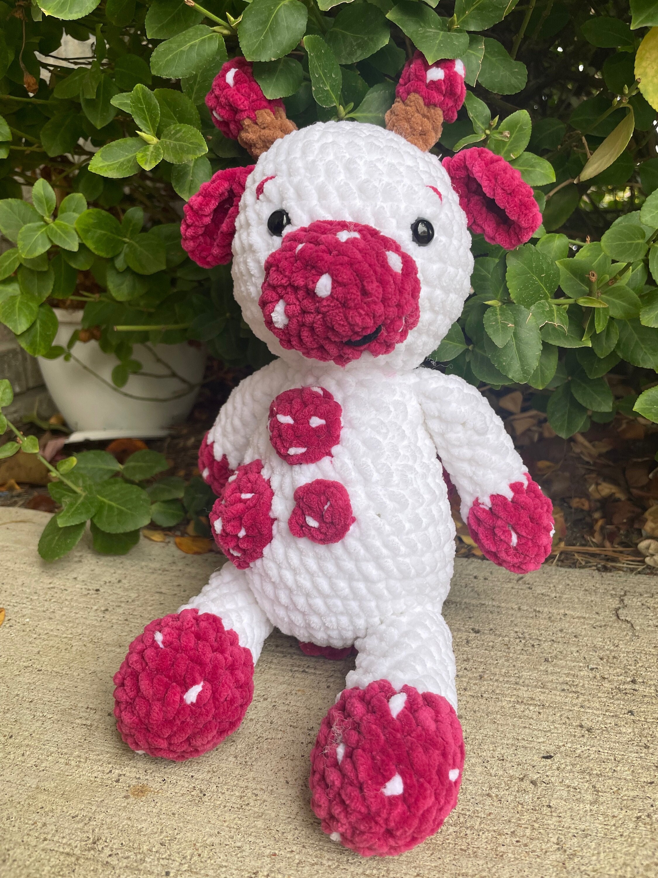 Bella the Mooshroom Crochet Pattern- Cow Crochet Pattern- Amigurumi ...