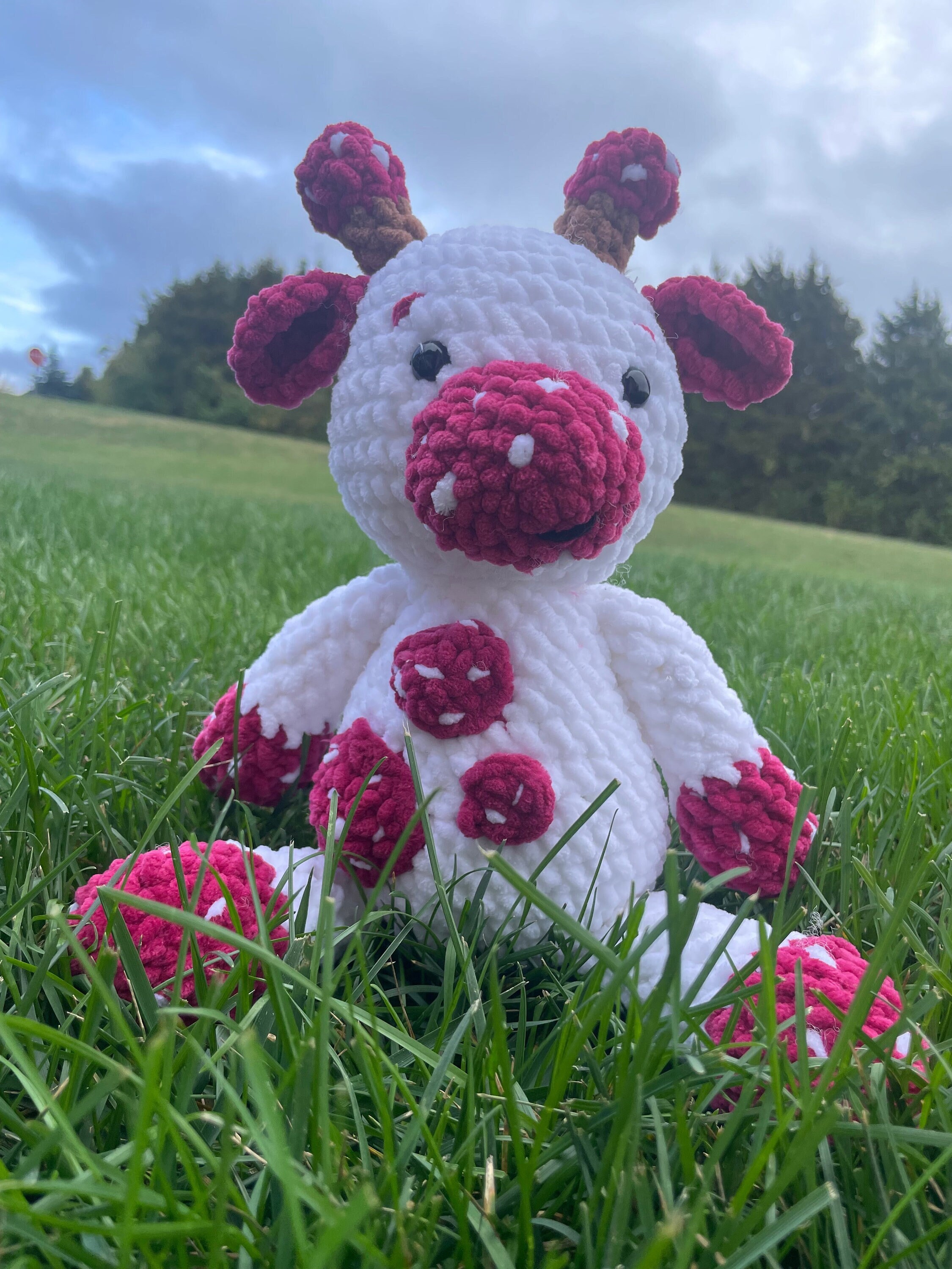 Bella the Mooshroom Crochet Pattern- Cow Crochet Pattern- Amigurumi ...