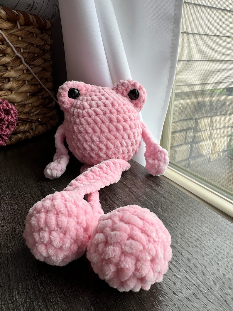 Frank the Froggy Crochet Pattern Frog With Floppy Legs and Arms - Etsy
