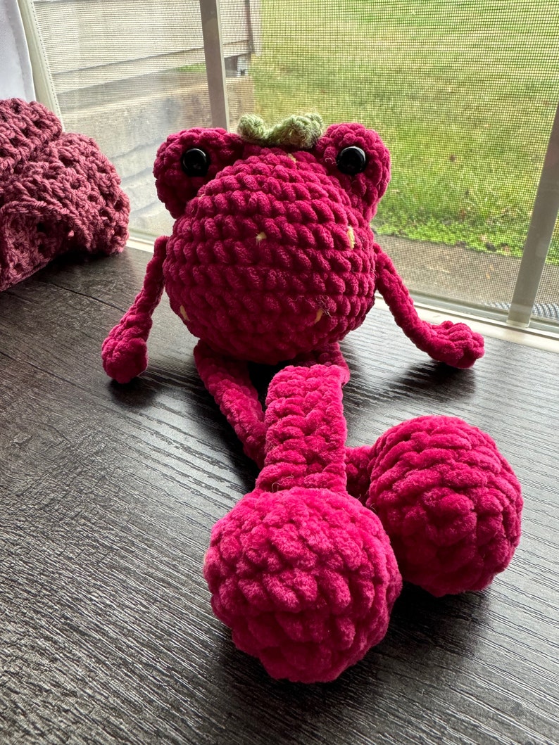 Frank the Froggy Crochet Pattern Frog With Floppy Legs and Arms - Etsy