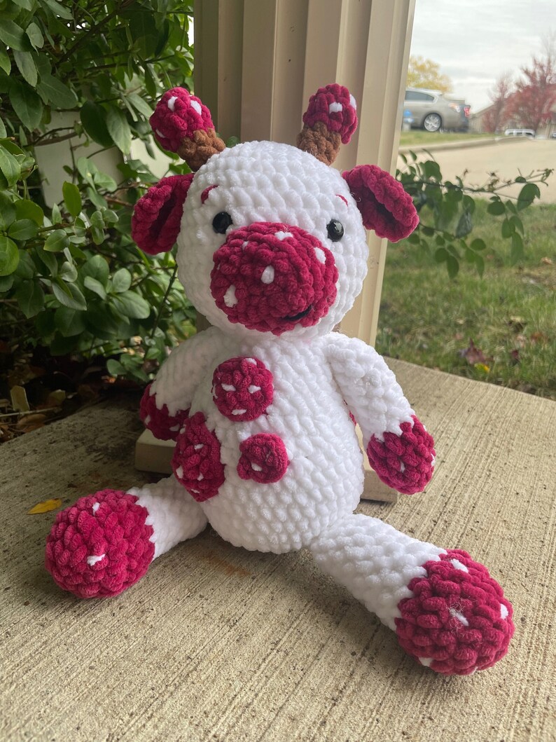 Bella the Mooshroom Crochet Pattern- Cow Crochet Pattern- Amigurumi ...