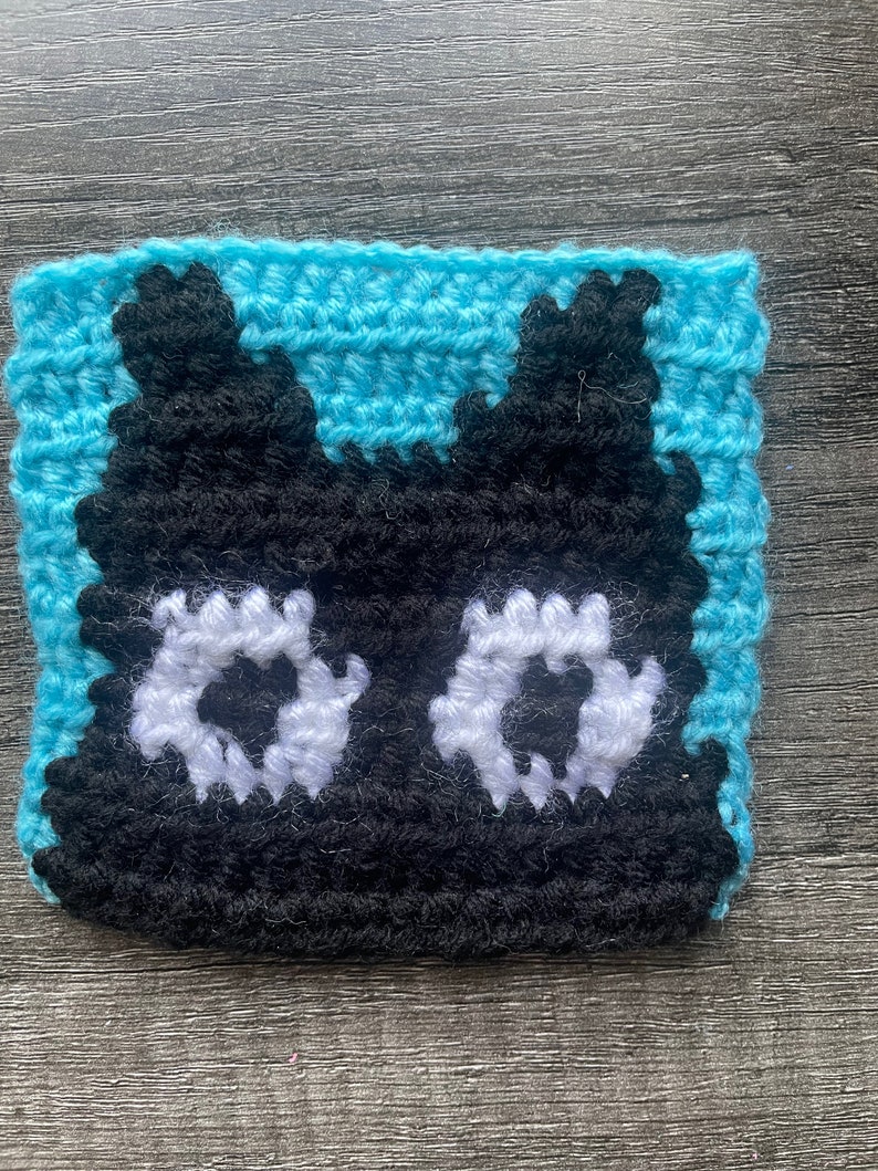 Cat Tapestry Squares Crochet Pattern- Granny Square Alternative ...