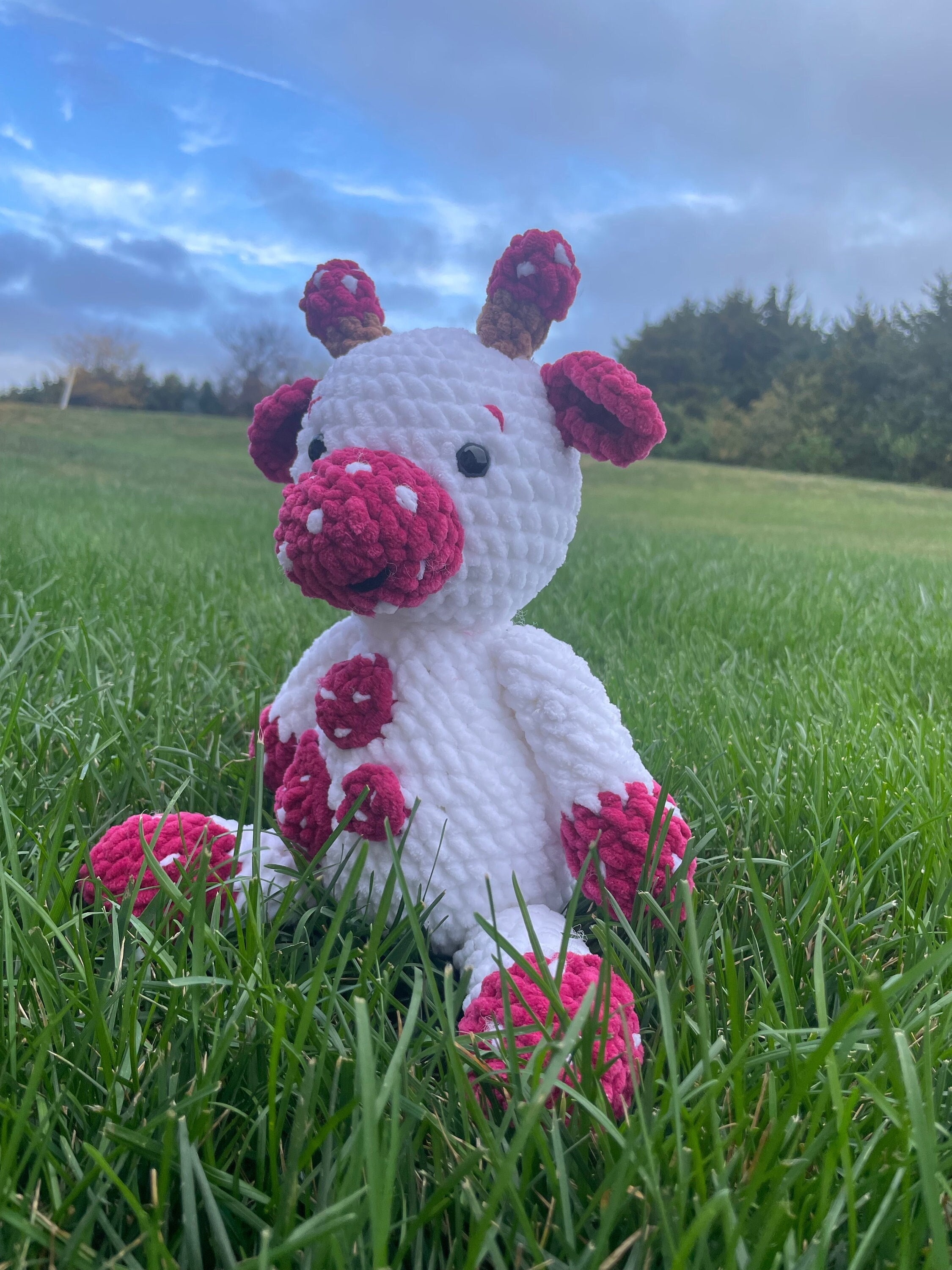 Beginner Amigurumi Mooshroom Cow Crochet Pattern – Mushroom-cow Plush ...
