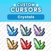 Crystal Shard Cursors CUR & PNG Files Custom Cursors Pointers ...