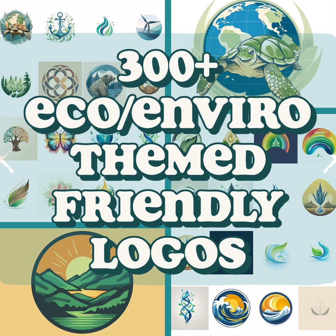 Eco-friendly Logo Mega Pack: 300+ Unique Green-themed Designs by ...