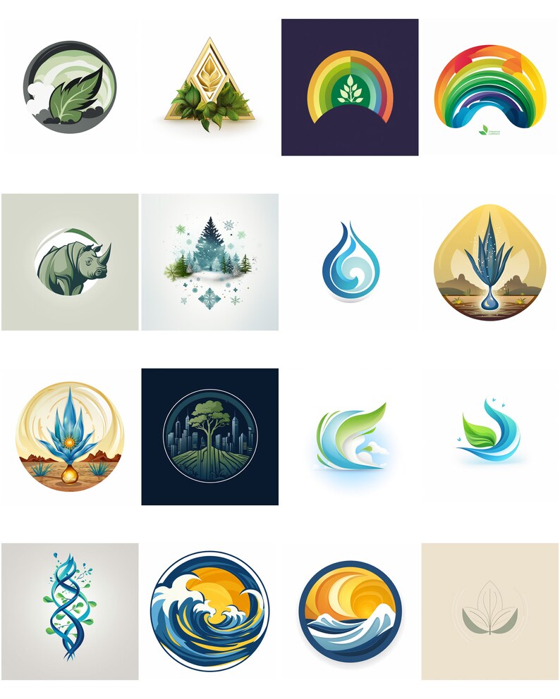 Eco-friendly Logo Mega Pack: 300+ Unique Green-themed Designs by Pixelpacked | Pre-made Logos ...