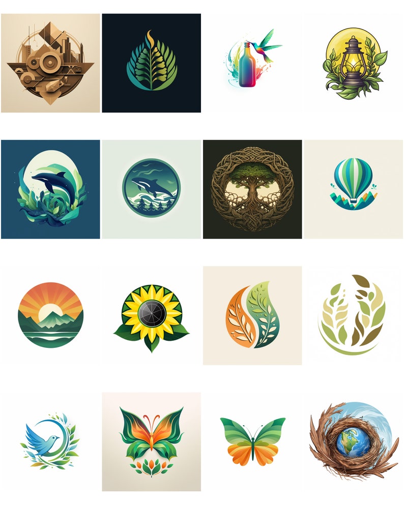 Eco-friendly Logo Mega Pack: 300+ Unique Green-themed Designs by ...