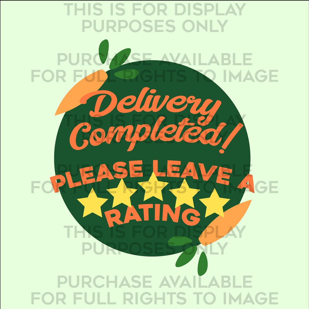 Instacart "delivery Completed!" Shopper Photo Message - Etsy