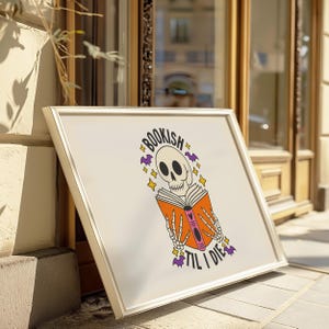 Bookish Print // Spooky Quote Poster for Book Lover Gothic Wall Art ...