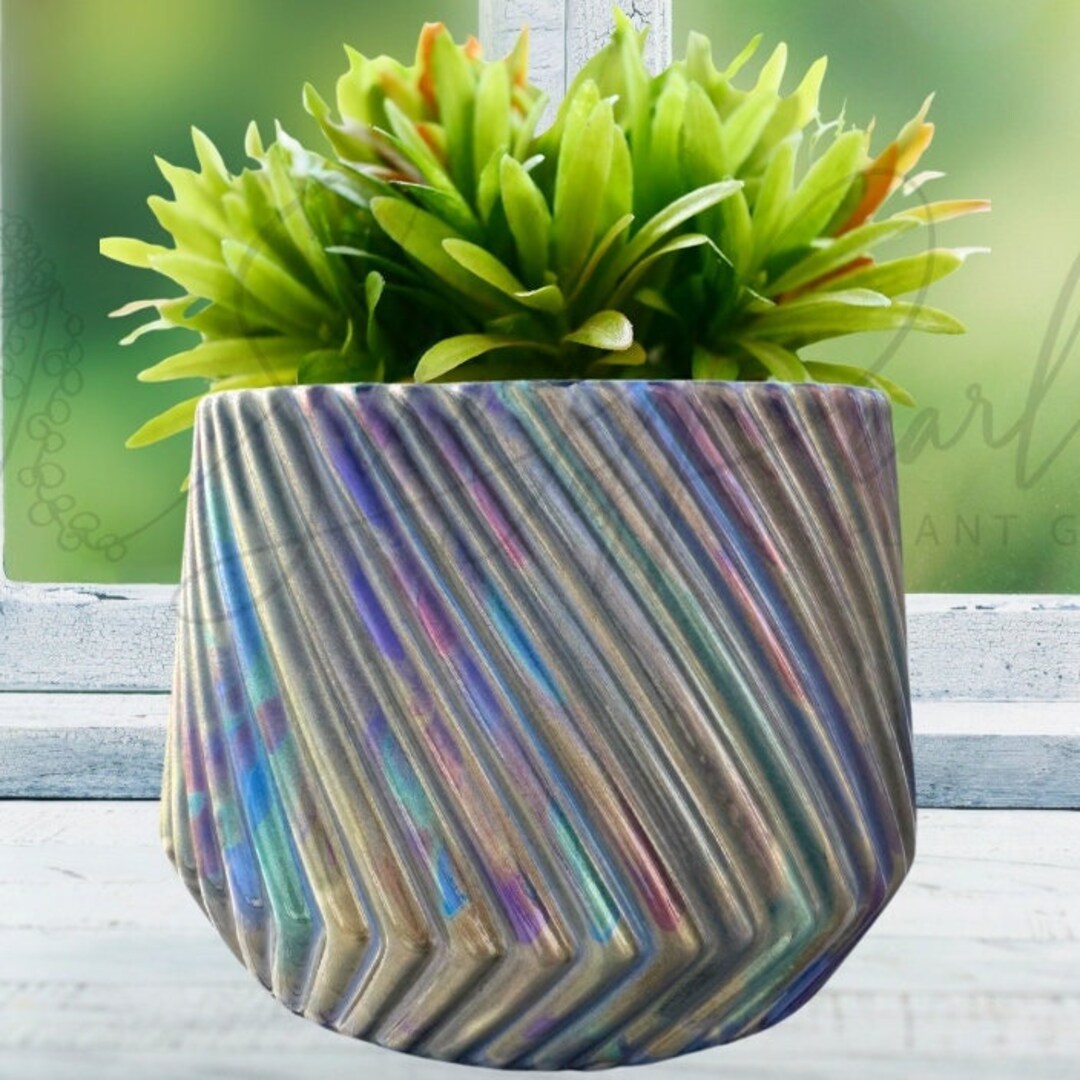 Painted Ceramic Plant Pot for House Plants Gifts for Her Home Decor - Etsy