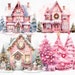 10 Png Watercolor Christmas Clipart,watercolor Christmas House Clipart ...