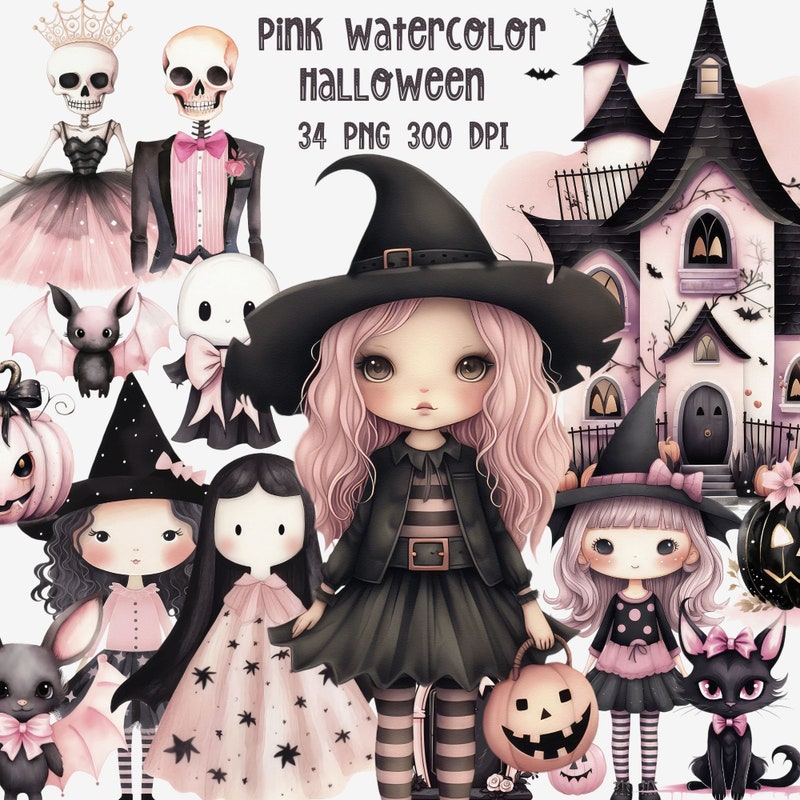 Pink Halloween - Etsy
