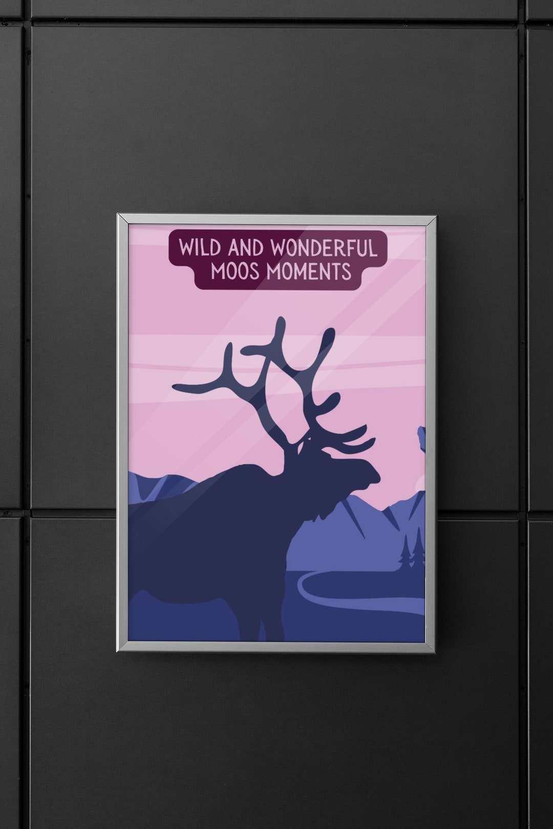 Moss Wall Art Large Poster for Moos Lovers Matte Vertical Moos Poster ...