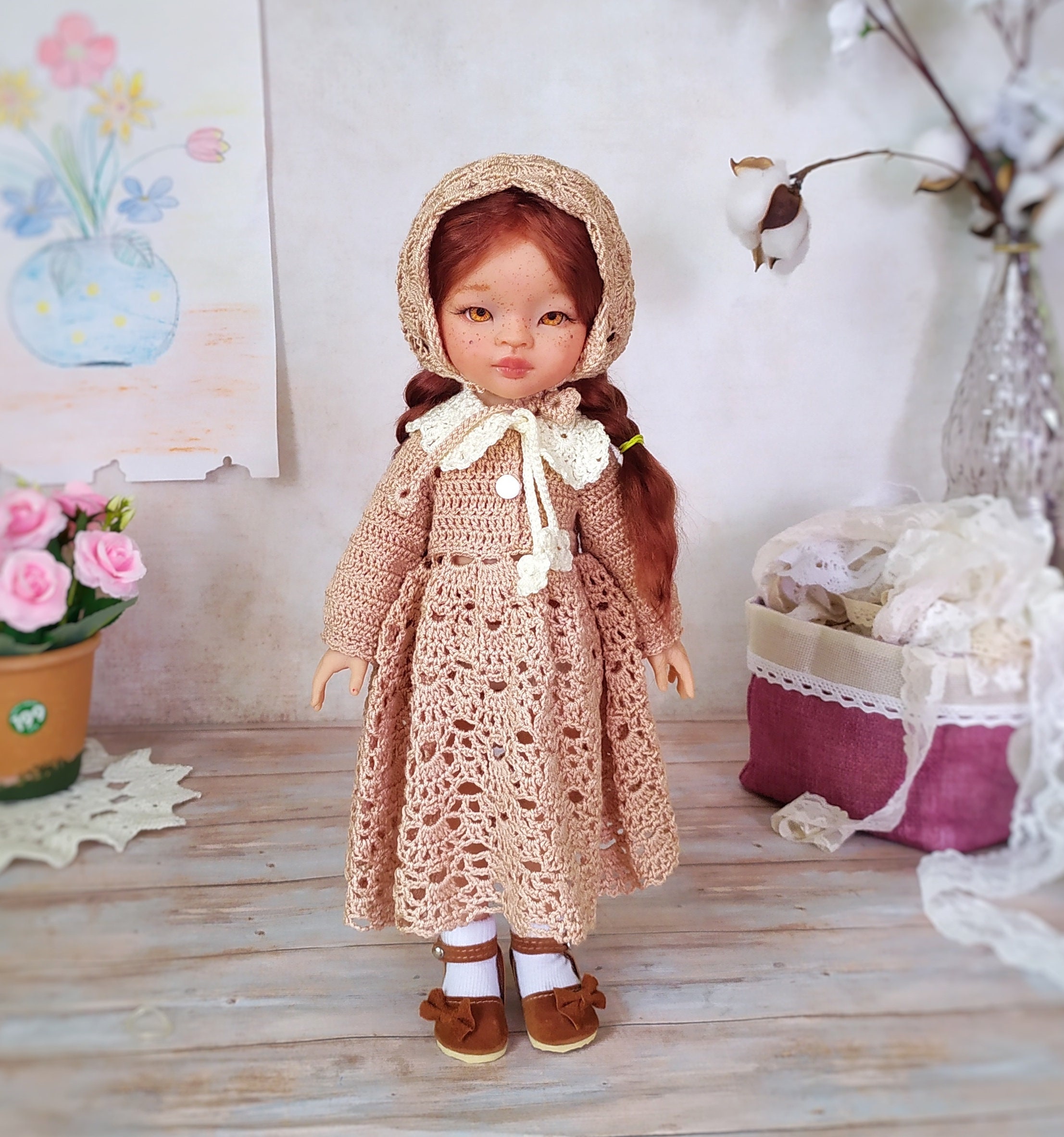 PDF Crochet Outfit Tutorial Paola Reina , American Girl Clothes PDF ...