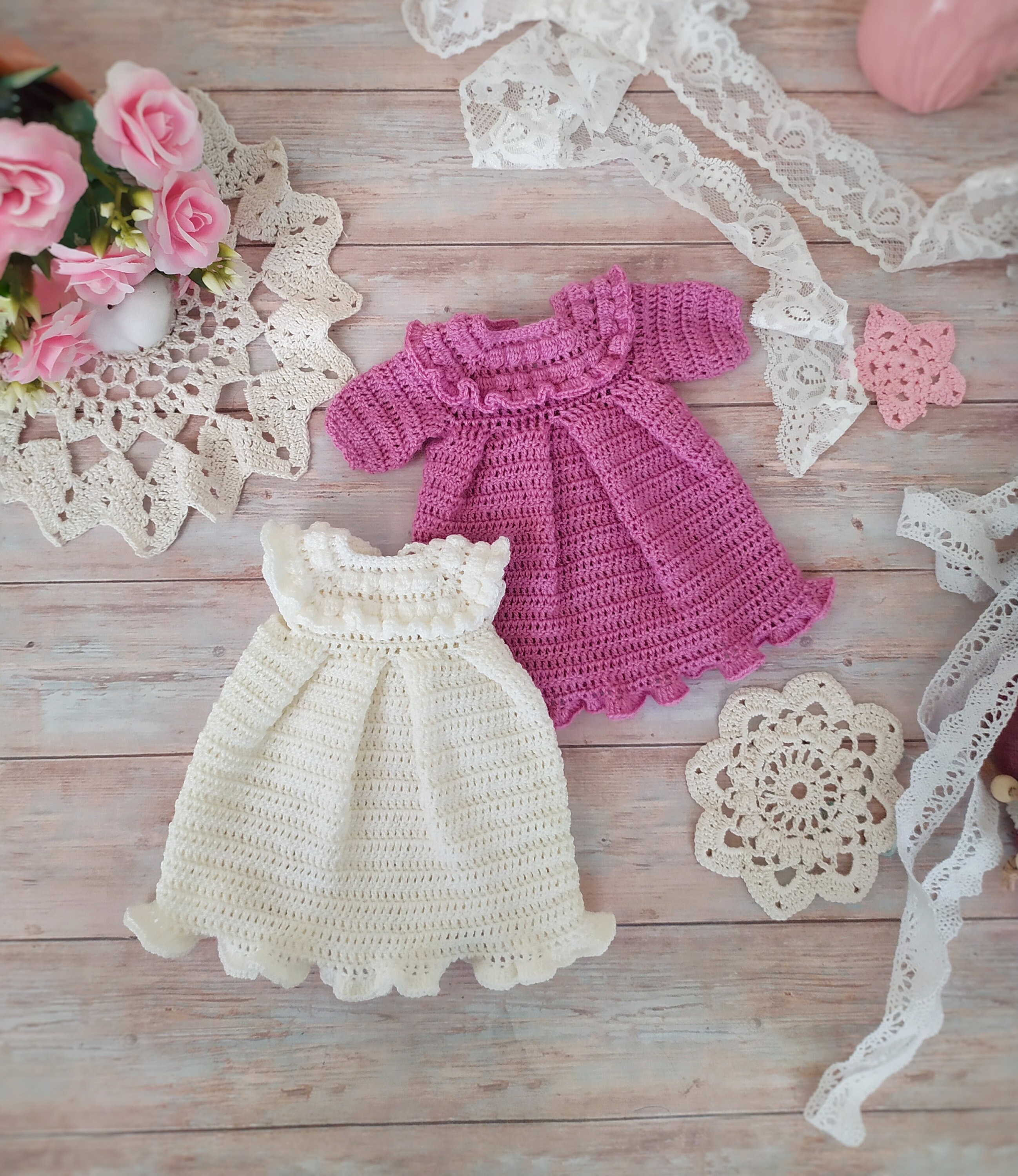 Paola Reina Crochet Dress Step by Step Tutorial Pattern , American Girl ...