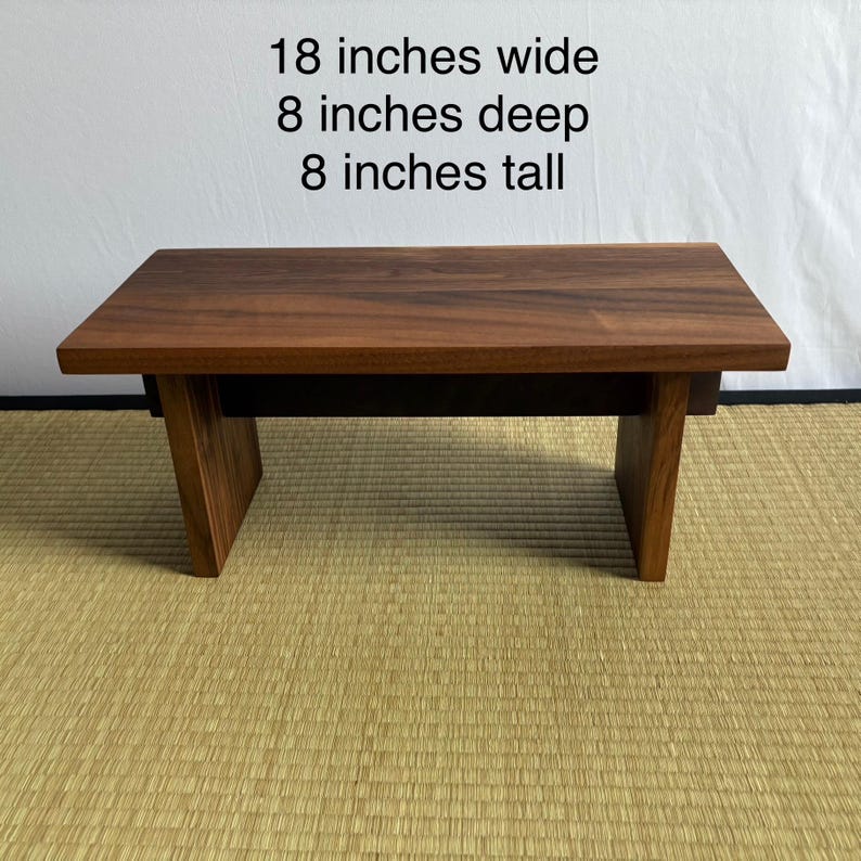 Solid Wood Step Stool Handcrafted With Japanese Joinery - Etsy