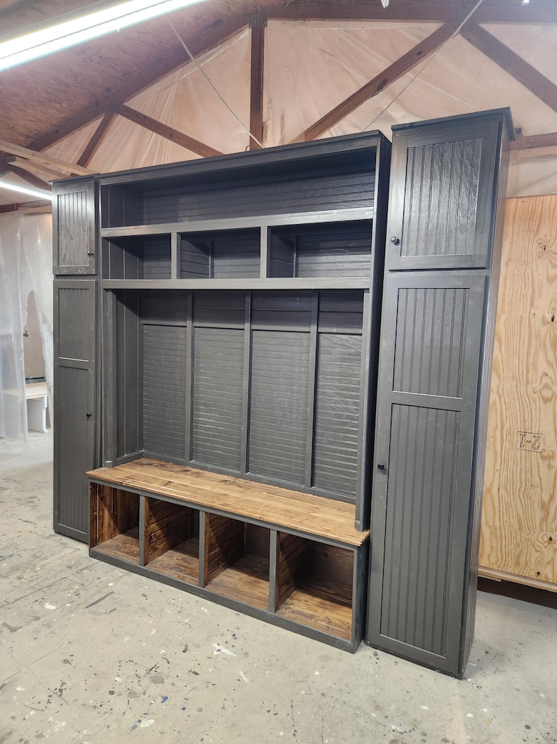 96" Custom Mudroom - Etsy