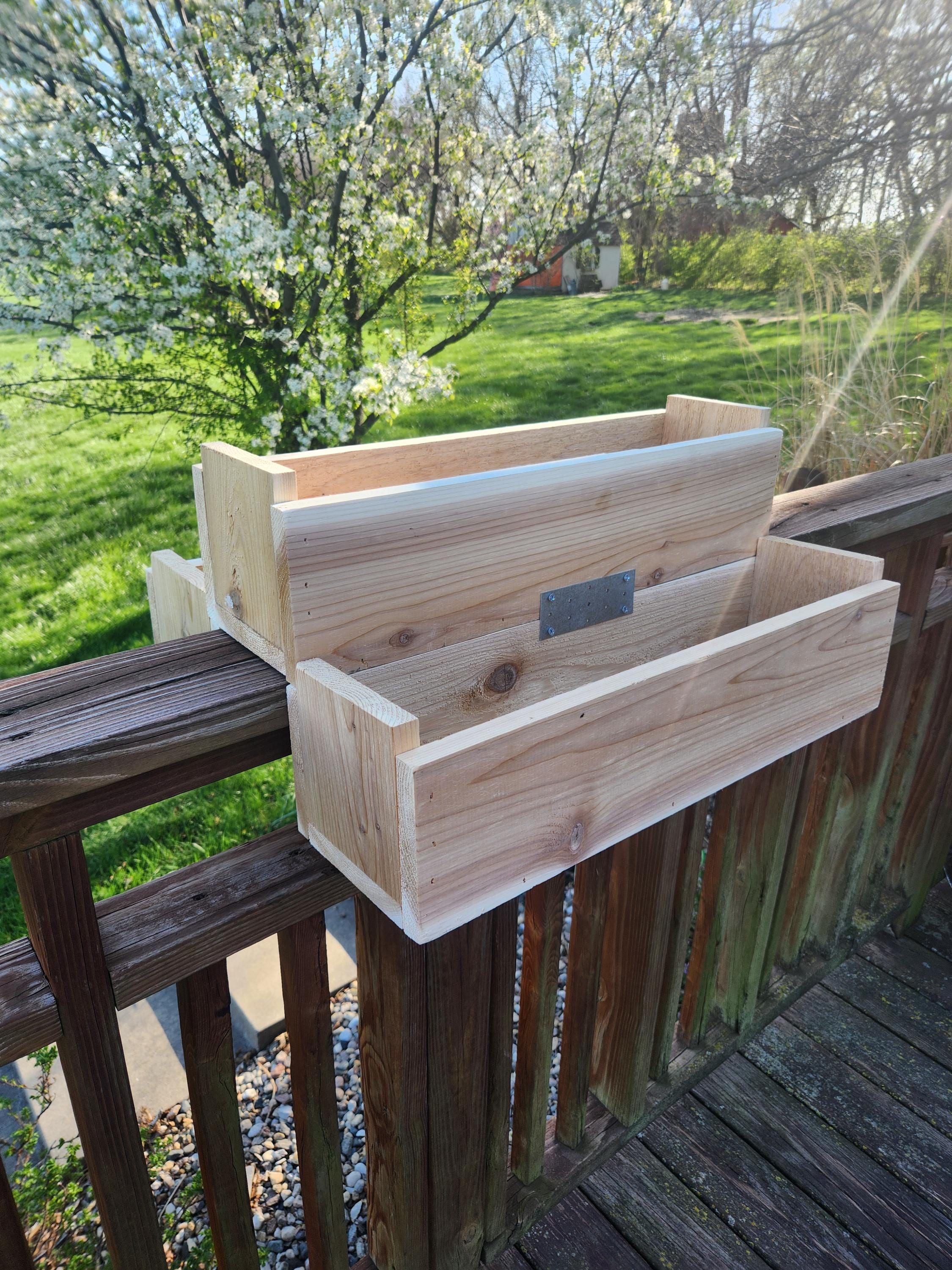 Cedar "saddle" Planter Boxes - Etsy
