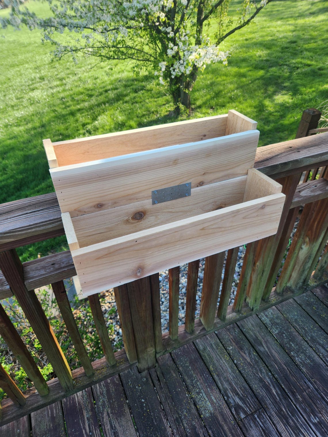 Cedar "saddle" Planter Boxes - Etsy