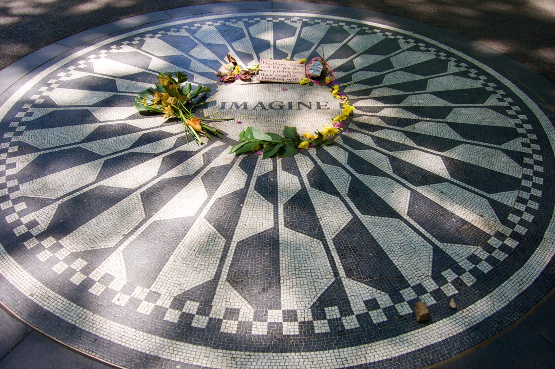 Imagine . Strawberry Fields . Central Park . NY - Etsy