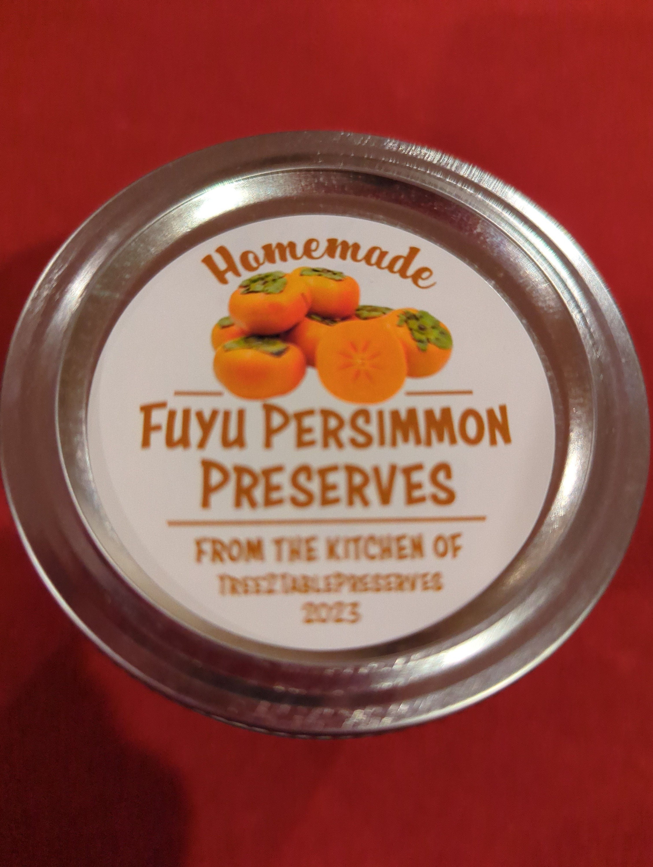 Homemade Small Batch Fuyu Persimmon Preserves - Etsy