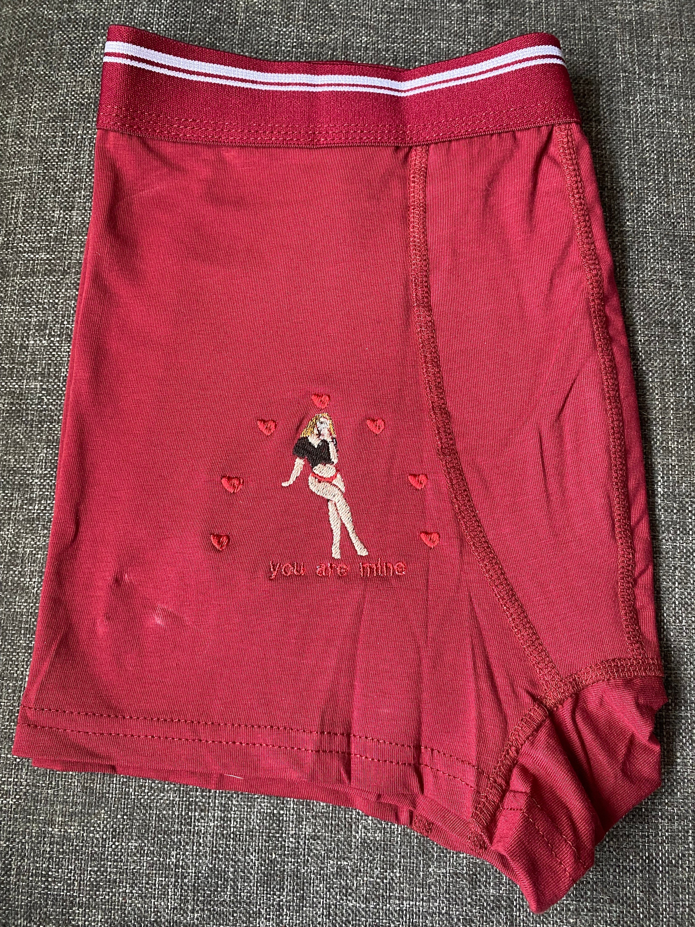Valentines Day Boxer Gifts for Boyfriend, Spicy Embroidered Underwear ...