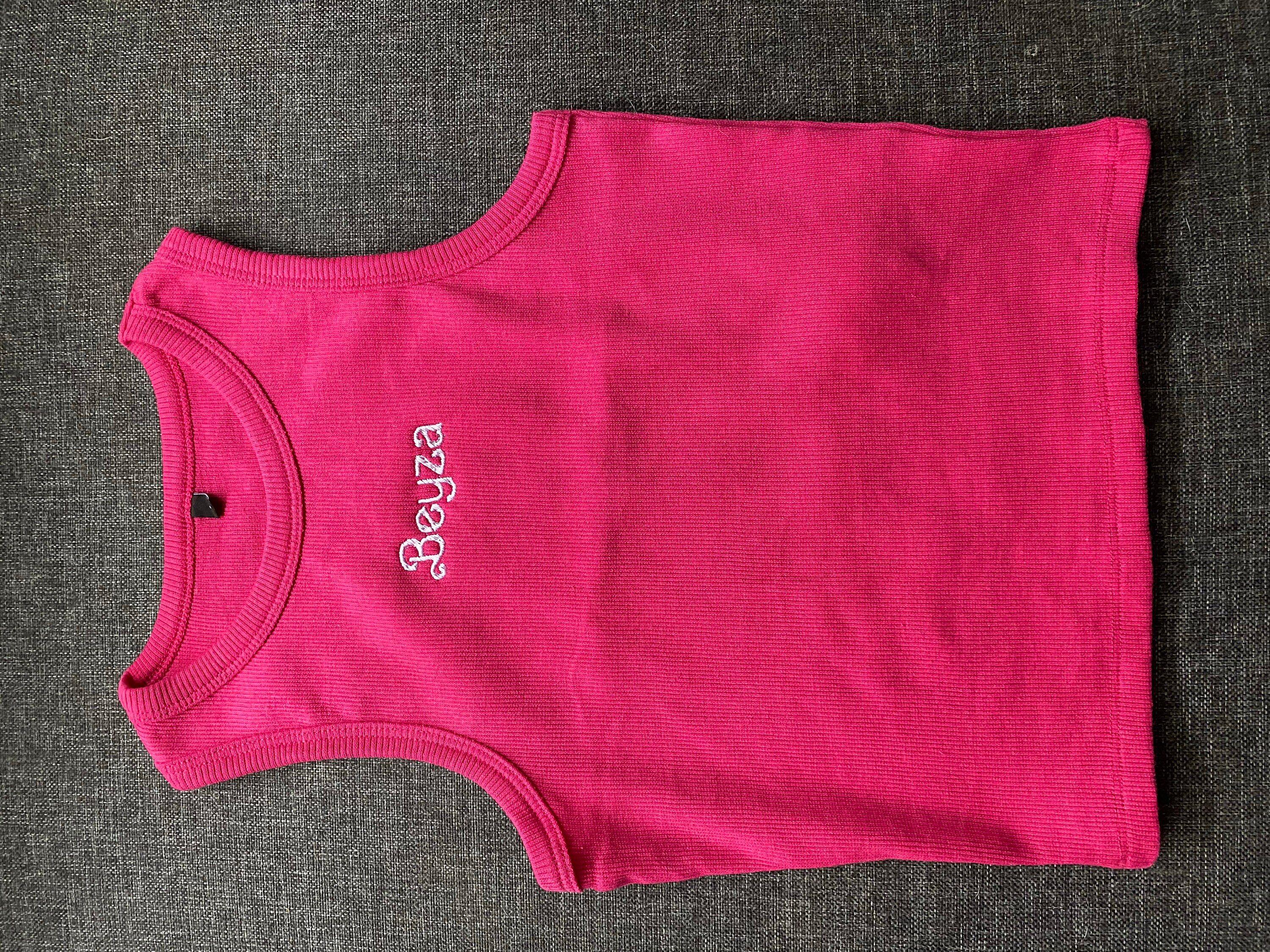 Custom Barbie Font Name Tank Top, Embroidered Custom Name Crop Top ...