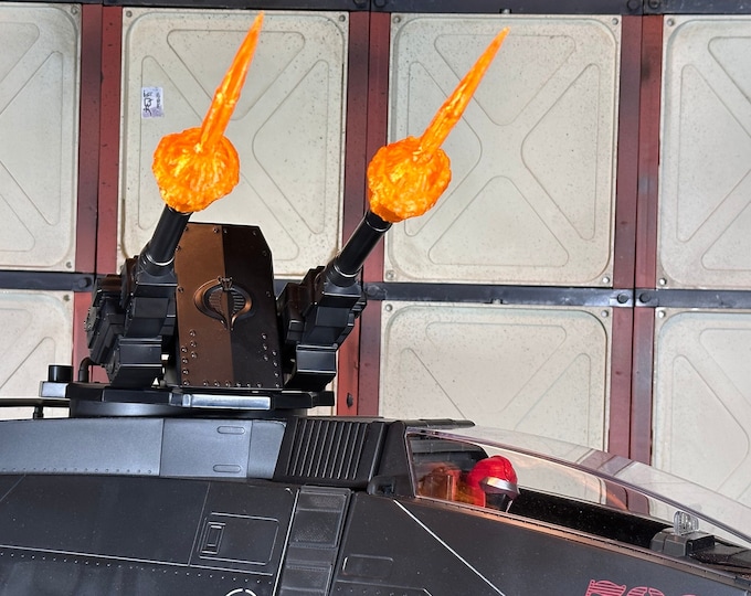 79) Gijoe Haslab Cobra Hiss Turret Gun Blast Effects, Two Piece Set for ...