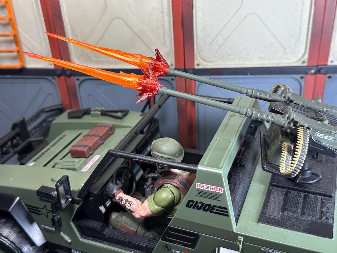 Gijoe Classified VAMP Gun Blast Effects Set for the Vamps Guns NEW ...