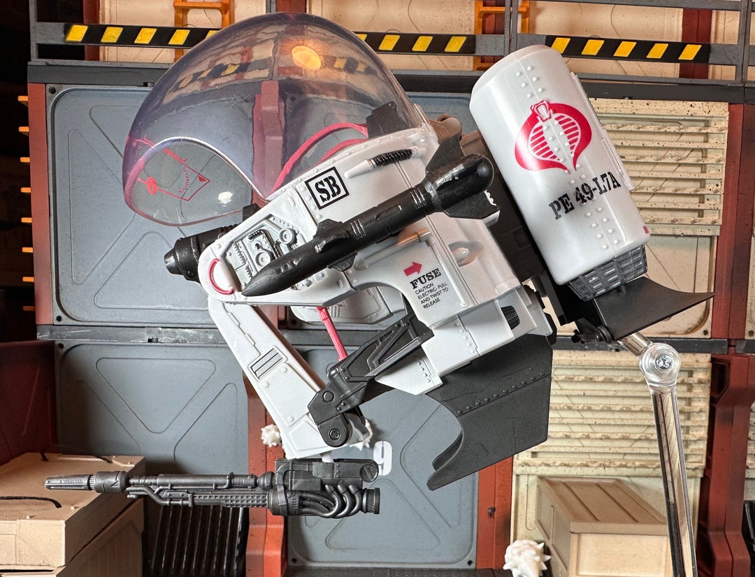 Custom "stealth" Adapter for Gijoe Classified Trubble Bubble for Mezco ...