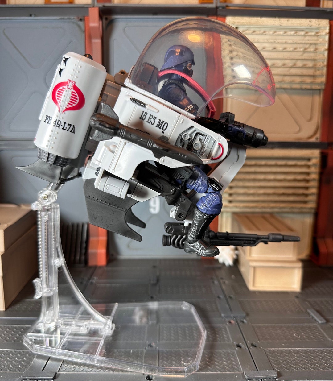 Custom stealth Adapter for Gijoe Classified Trubble Bubble for NECA ...