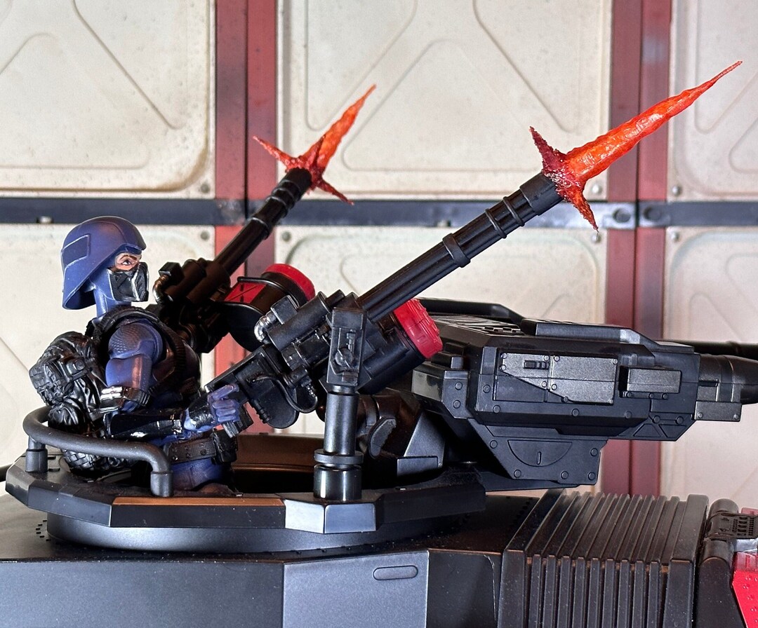 Gijoe Classified Hiss Tank Mini-gun Firing Effects, Pair of Effects for ...