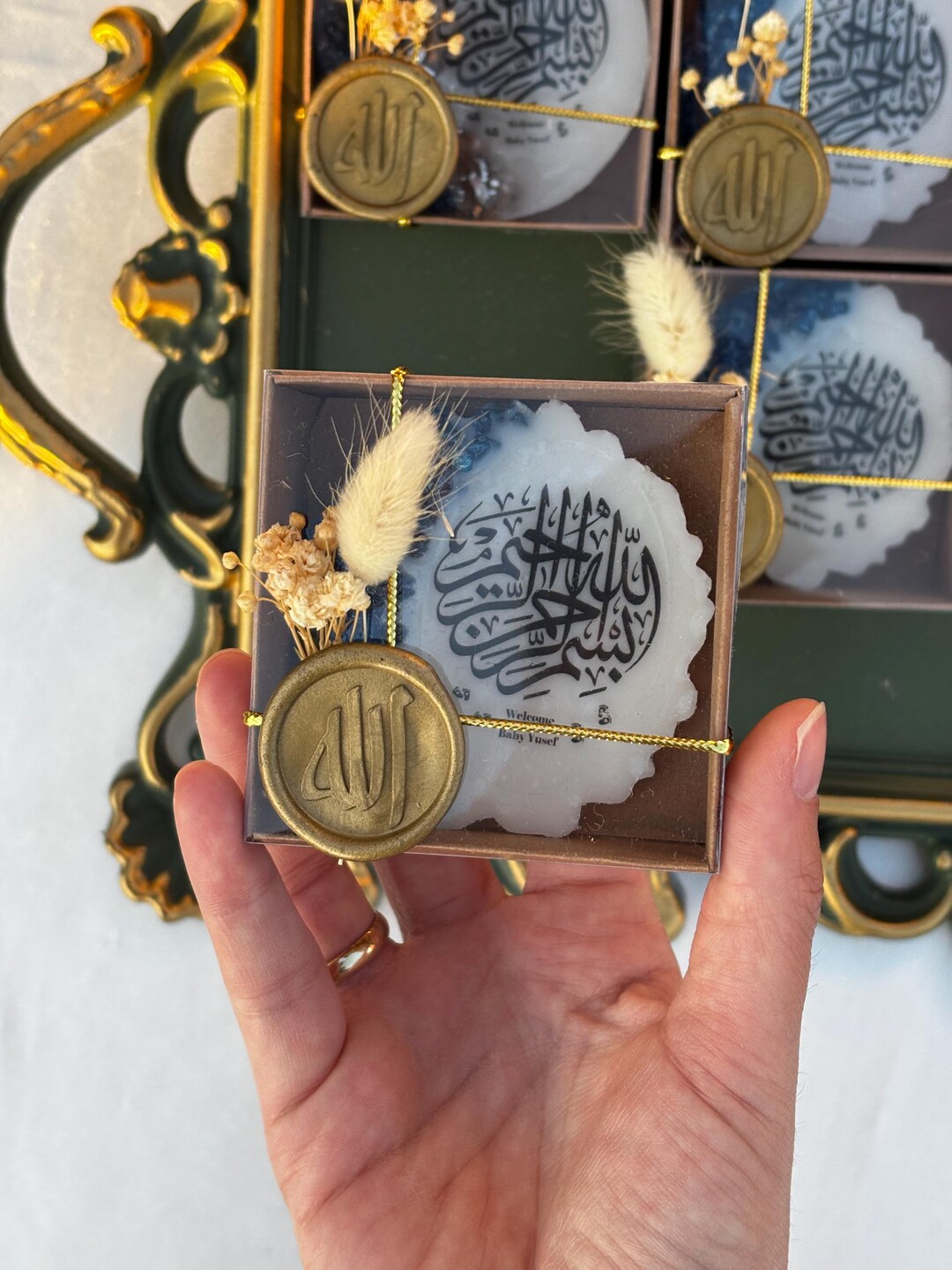 Muslim Epoxy Magnet Favors, Muslim Magnet, Islamic Wedding Nikah Favor ...