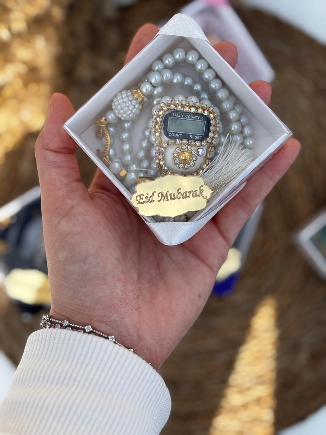 Swarovski Digital Tasbih, Misbaha, Finger Counter, Islamic Gift for ...