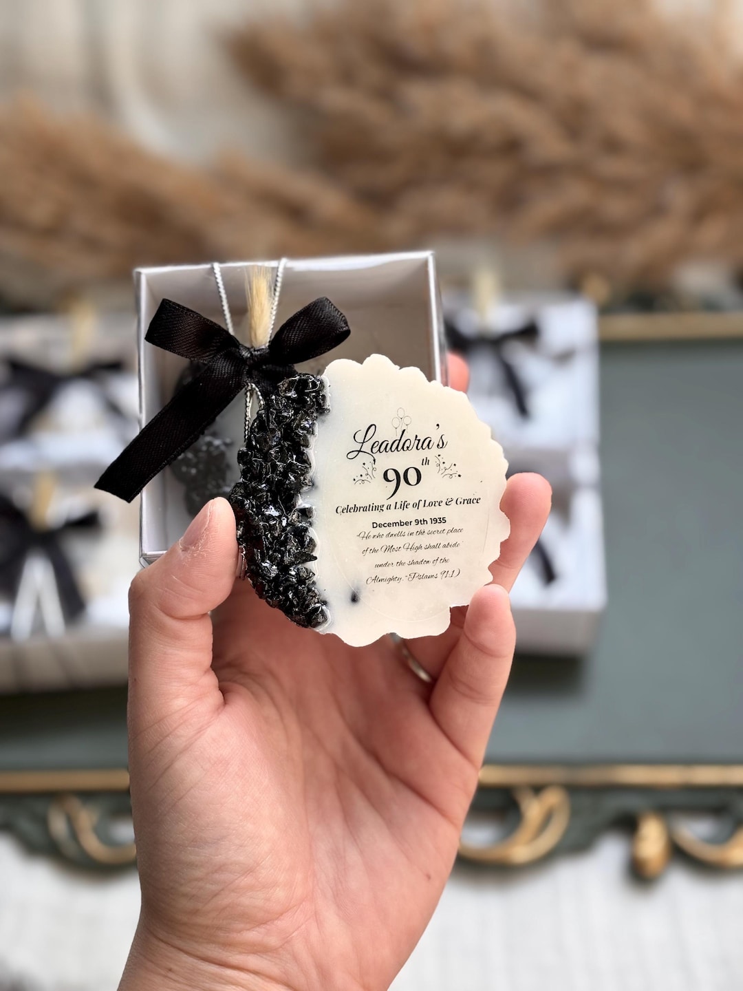 Personalized 90th Birthday Magnet Favors for Guests - Custom Milestone ...