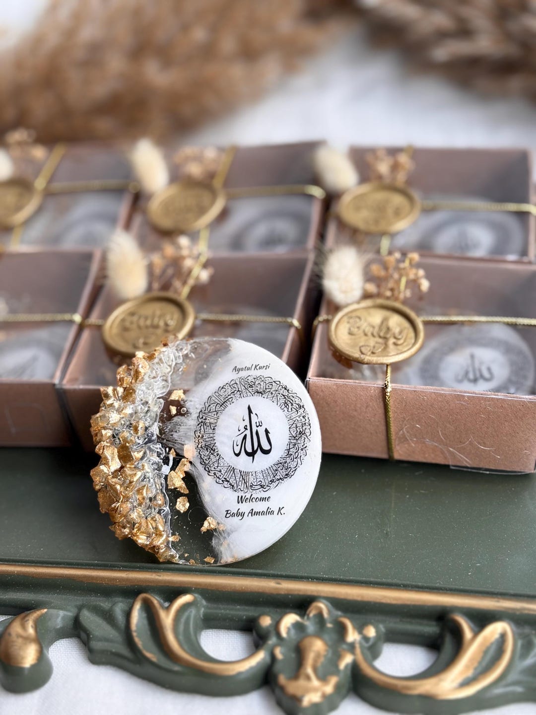 Ayatul Kursi Baby Favors, Islamic Baby Shower Favors, Ayatul Kursi ...