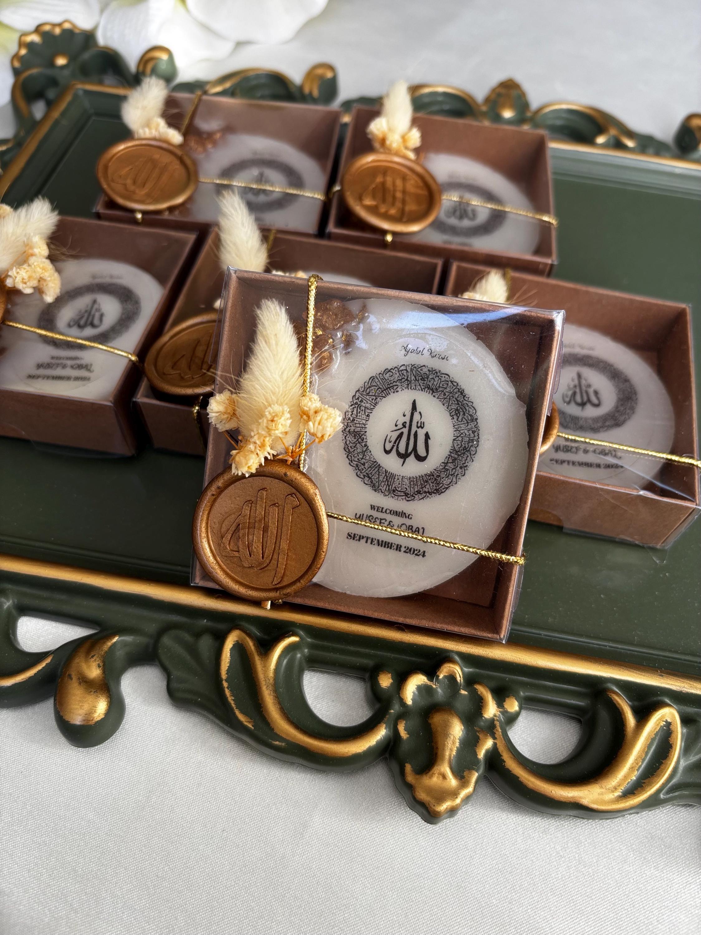 Ayatul Kursi Magnet Favor, Nikkah Gifts, Islamic Wedding Favor, Muslim ...