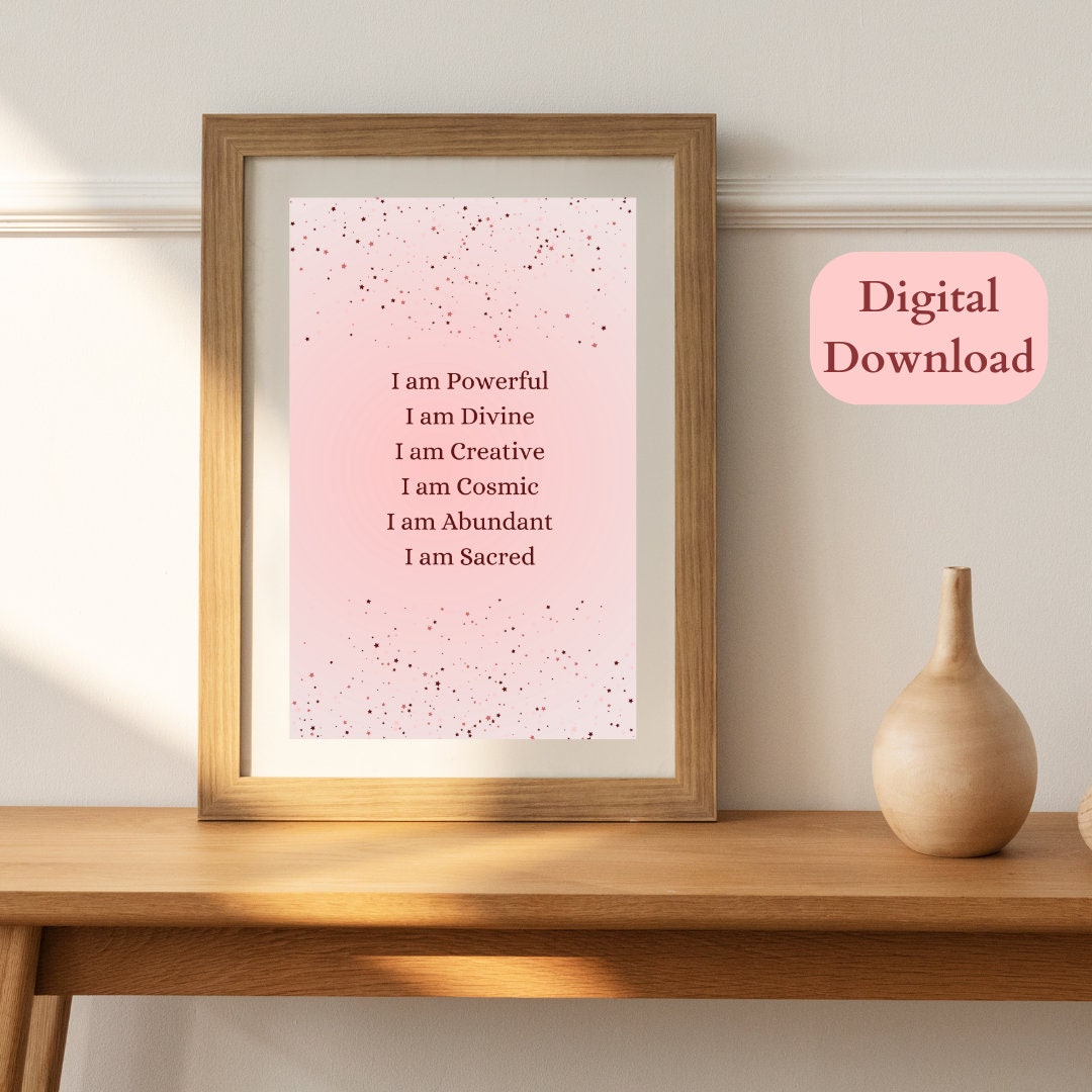 Digital Download Affirmations Positive Affirmations Inspiration Self ...