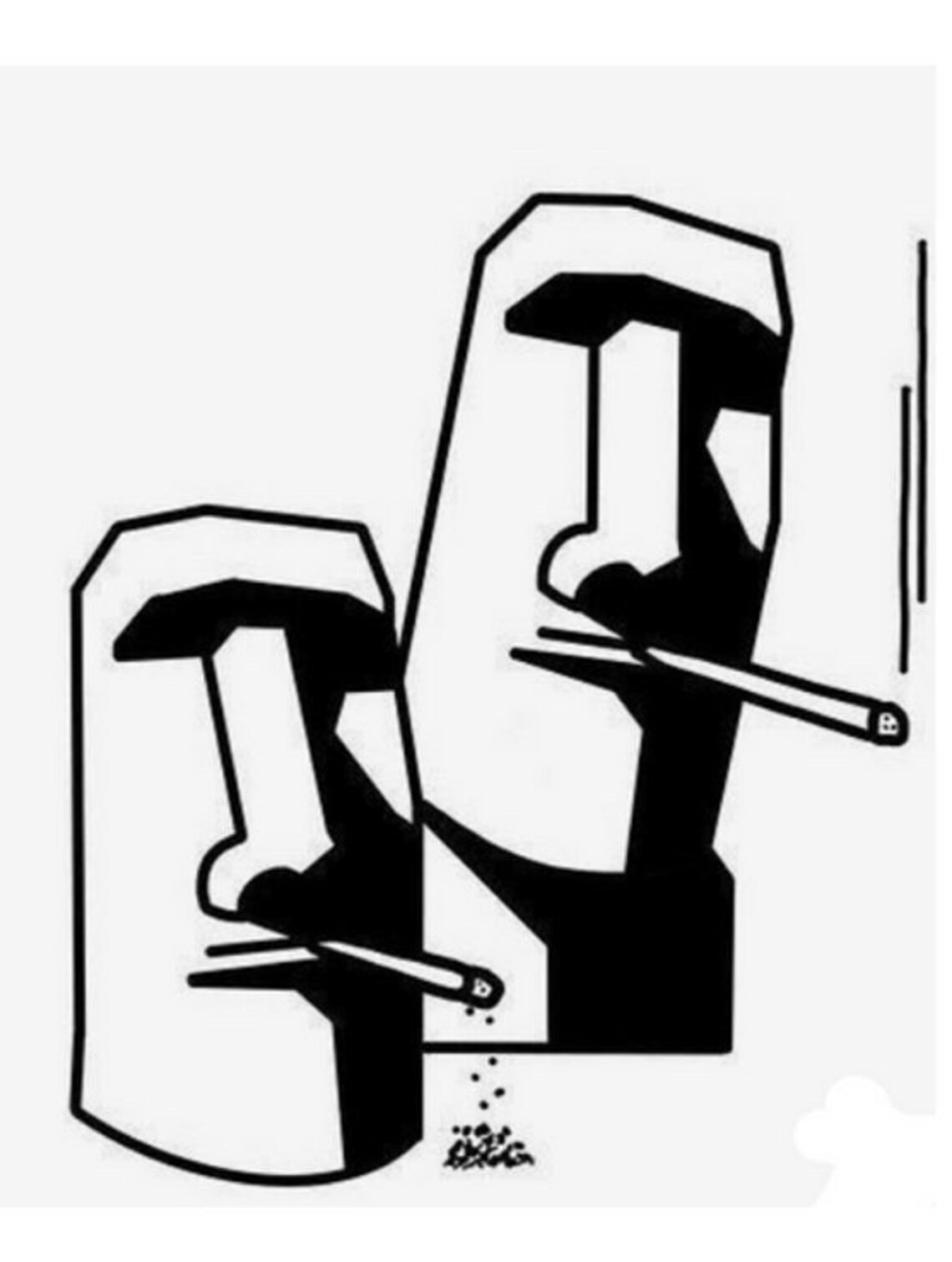 Digital Download, Moaï Statue SVG Files for Laser Cutting, Wall Art ...